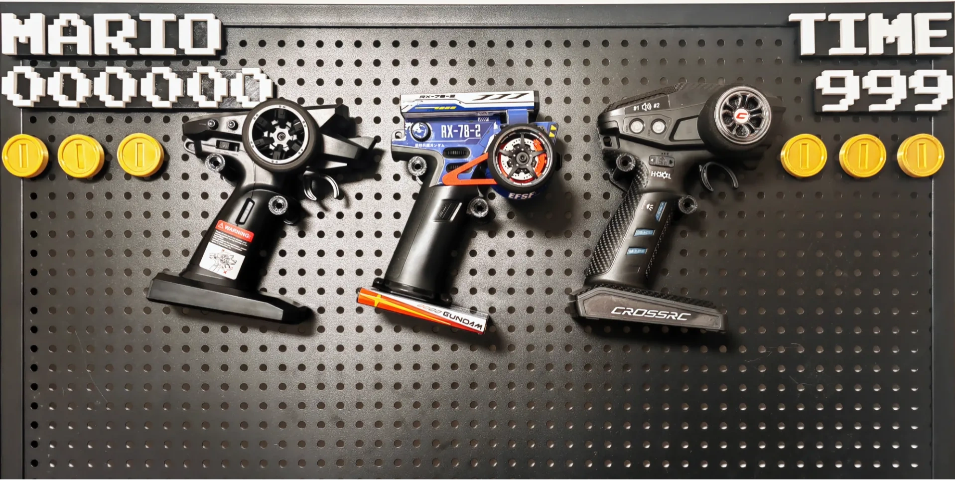 RC Gun Control - Pegboard Mount (Model Remote Control) by RC-Player ...
