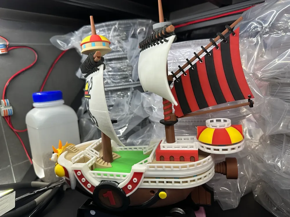 One Piece Luffy Thousand Sunny Remixed by Miao Jiabo - MakerWorld