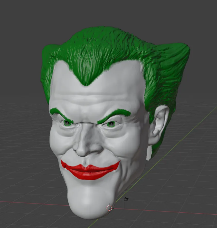 Willem Dafoe Joker Fan Cast Head Sculpt by Bravo-3D-Art - MakerWorld
