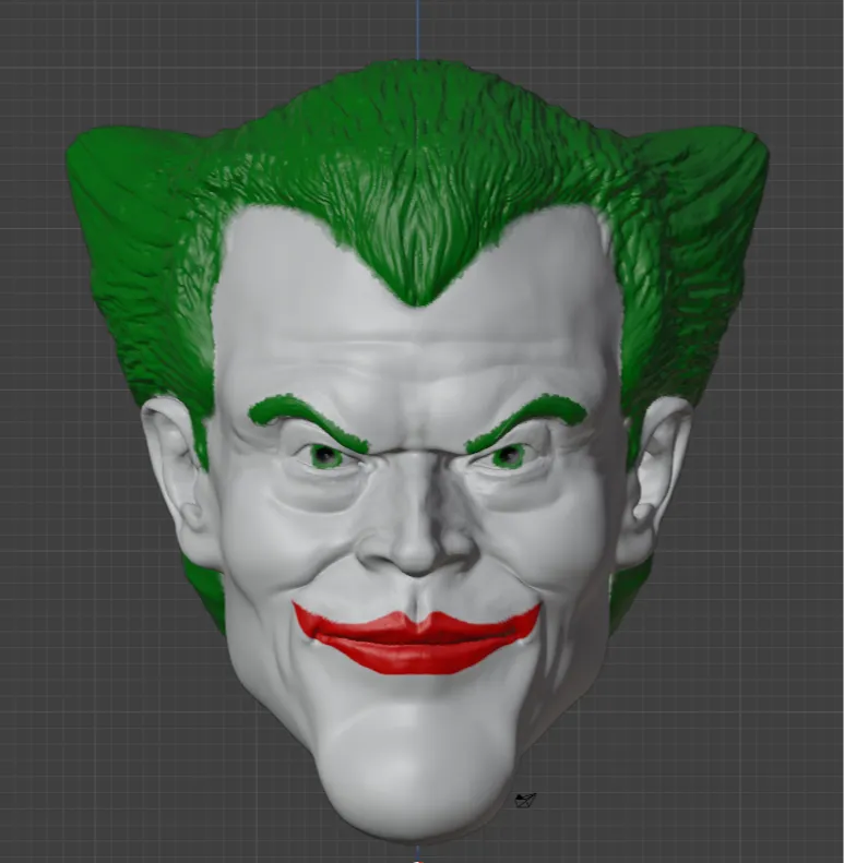 Willem Dafoe Joker Fan Cast Head Sculpt by Bravo-3D-Art - MakerWorld