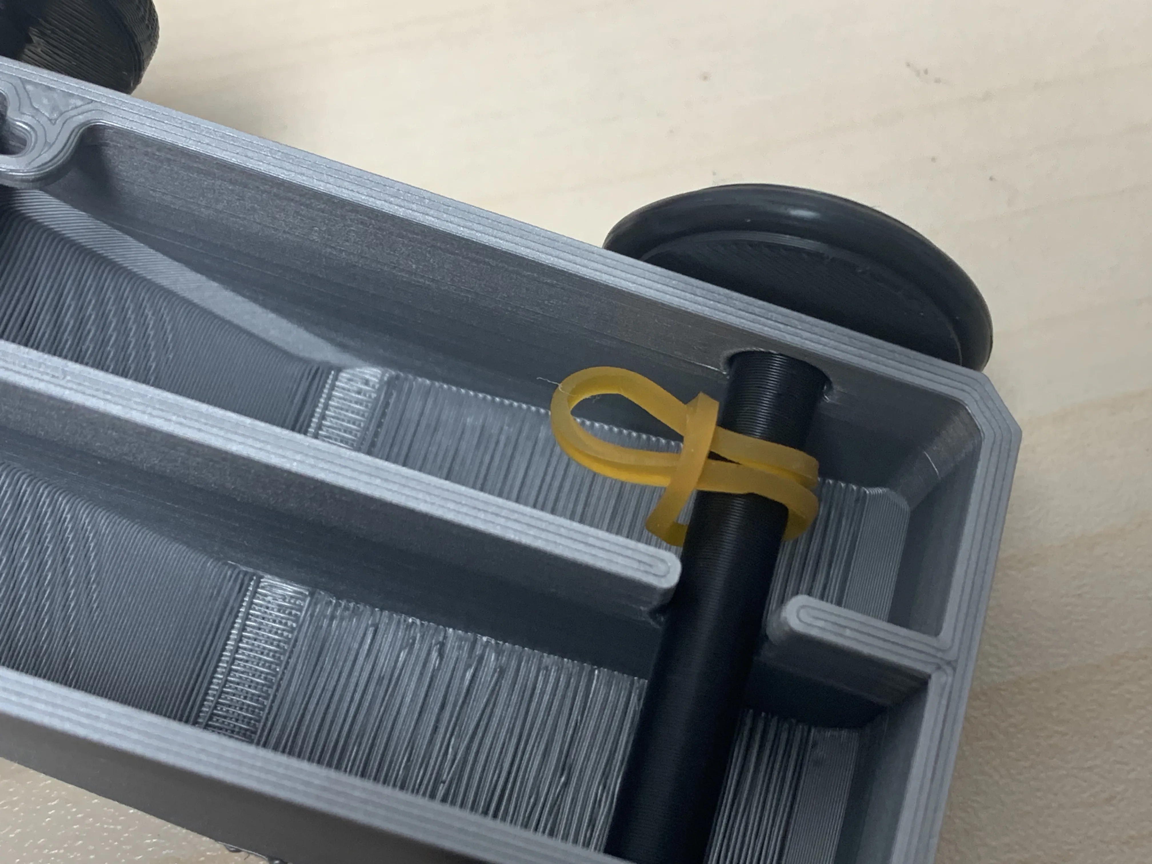 Rubber Band Powered Car - Free 3D Print Model - MakerWorld