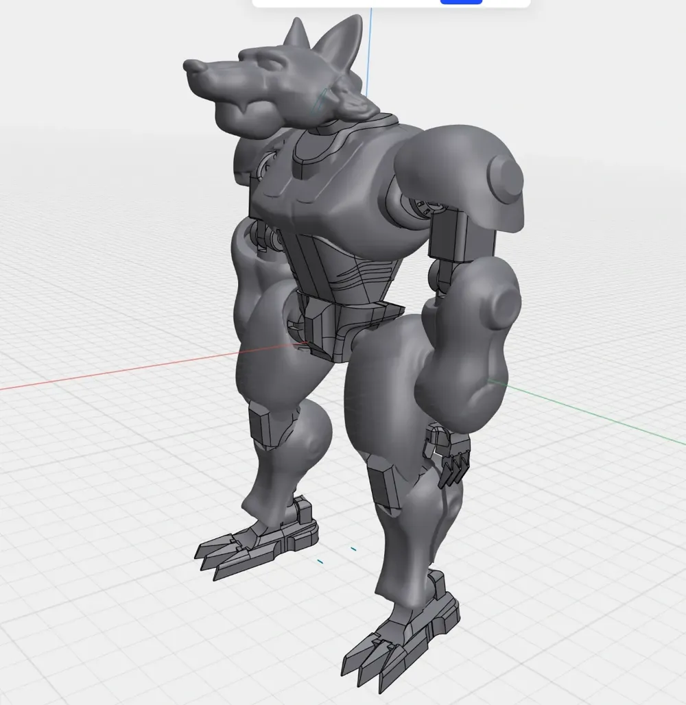 Mechanical Wolfman by cibasa0808 MakerWorld: Download Free 3D Models