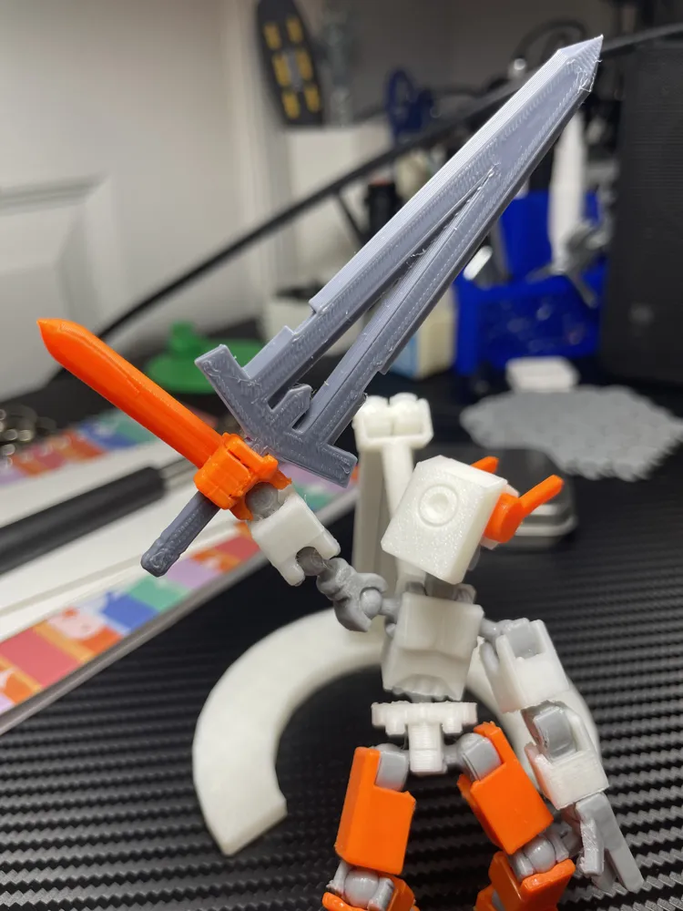 updated mini 13 sword hands - Free 3D Print Model - MakerWorld