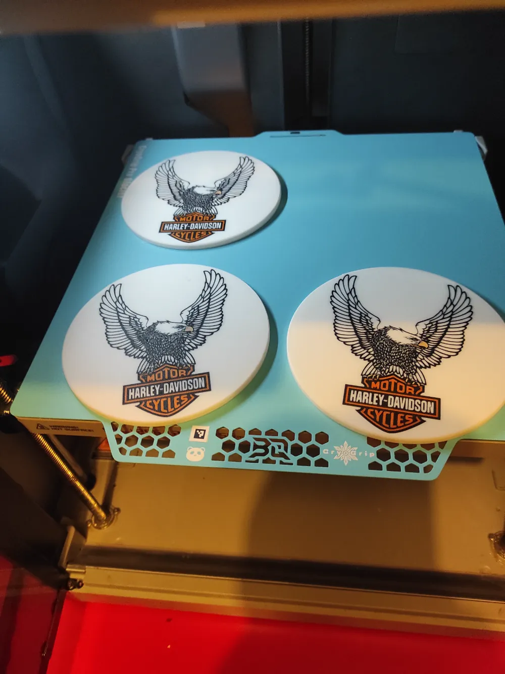 Harley Davidson Coasters by Sesty80 - MakerWorld