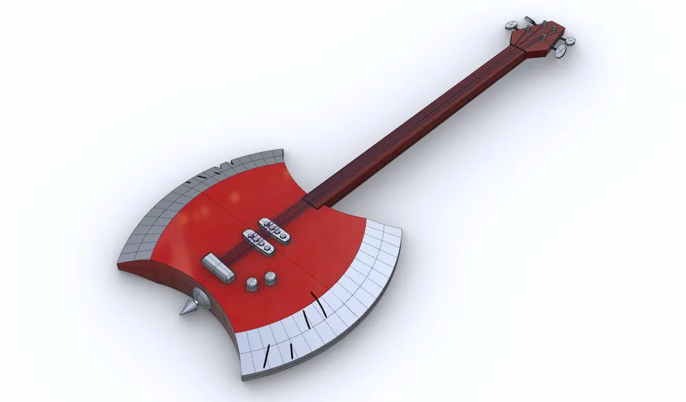 Adventure Time Marceline's Bass Axe by Ubermeisters MakerWorld ...