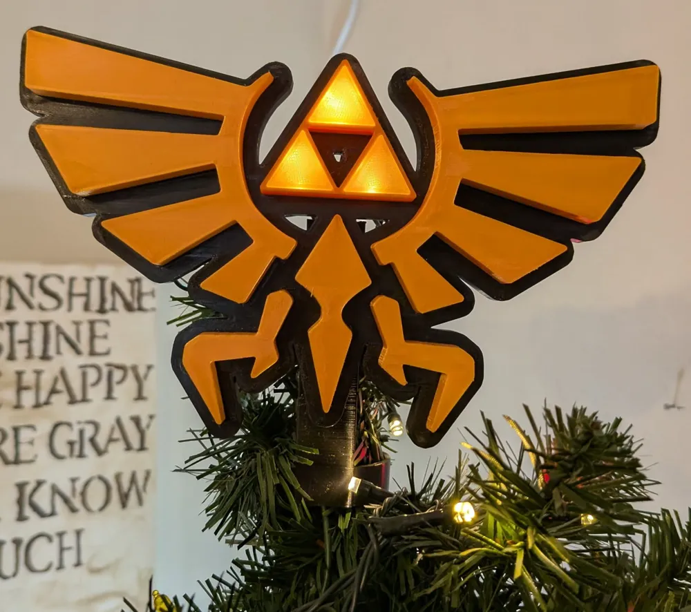 Zelda Christmas Tree Topper - Free 3D Print Model - MakerWorld