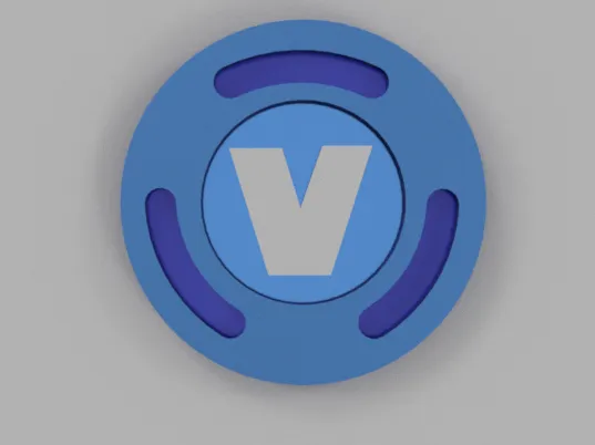 Fortnite V-Buck by lmaynard - MakerWorld