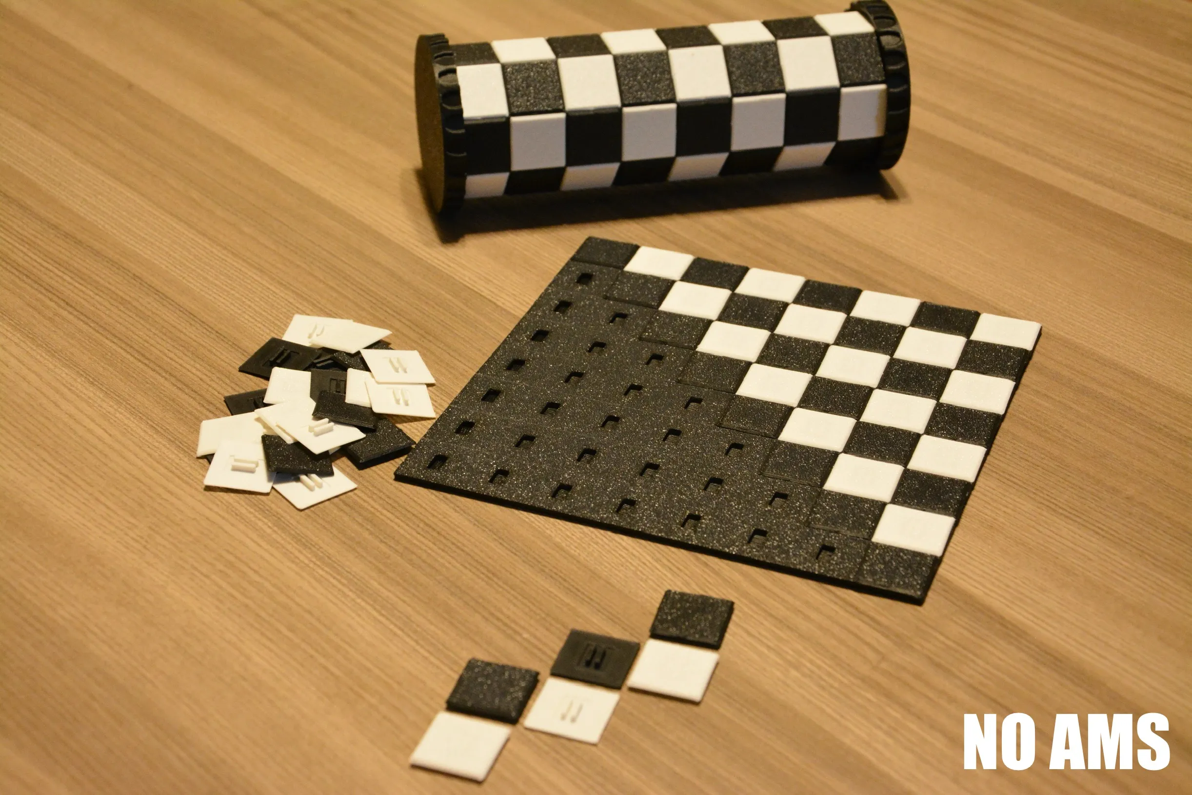 Minimalist Chess Set | Foldable & Portable - Free 3D Print Model ...
