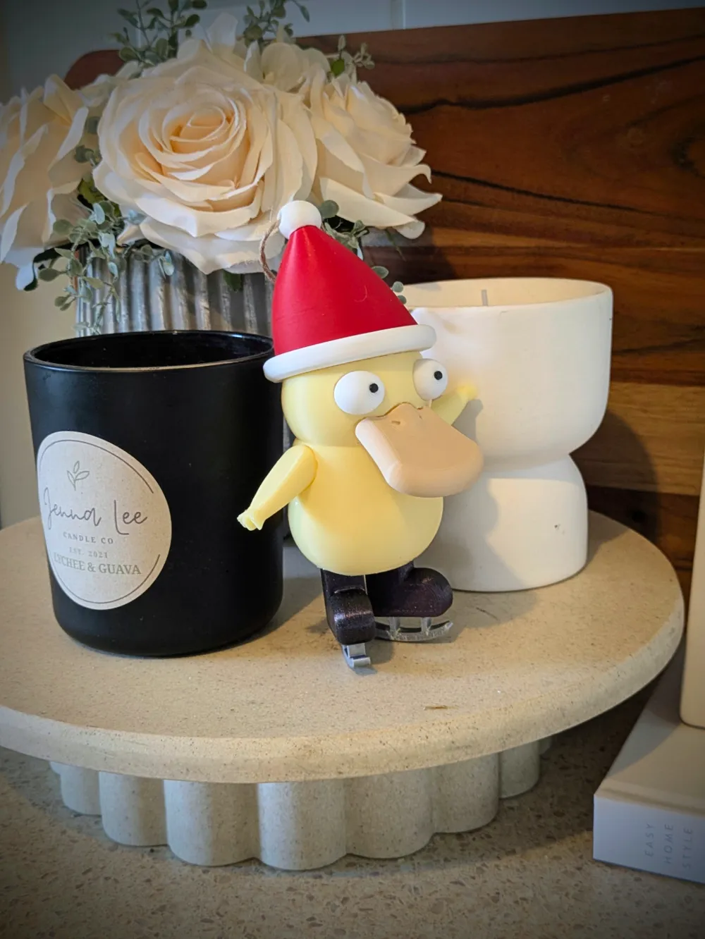 Psyduck Navideño -MULTIPARTE- por Gumnut Forge MakerWorld: Descarga Modelos 3D Gratuitos