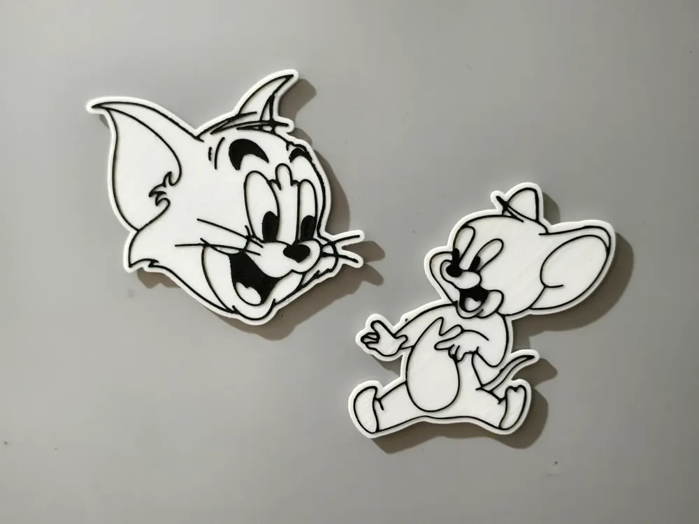 Tom and Jerry Refrigerator Magnets (Printable without AMS) by Victor ...