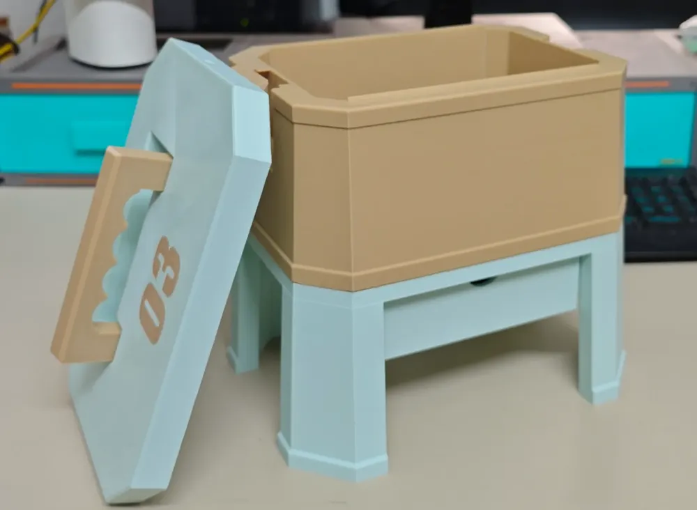 Portable Stool-Shaped Tackle Box by CODE72 - MakerWorld