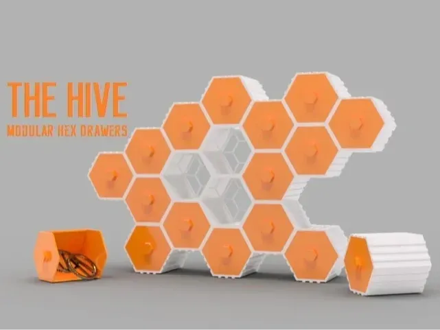 Modular Hexagonal Drawer by user_3610076598 - MakerWorld