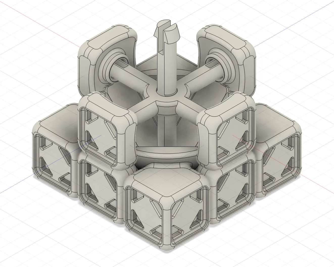 V1.3 Rubik Cube Like Puzzle Tile Style 3x3x3 - Free 3D Print Model ...