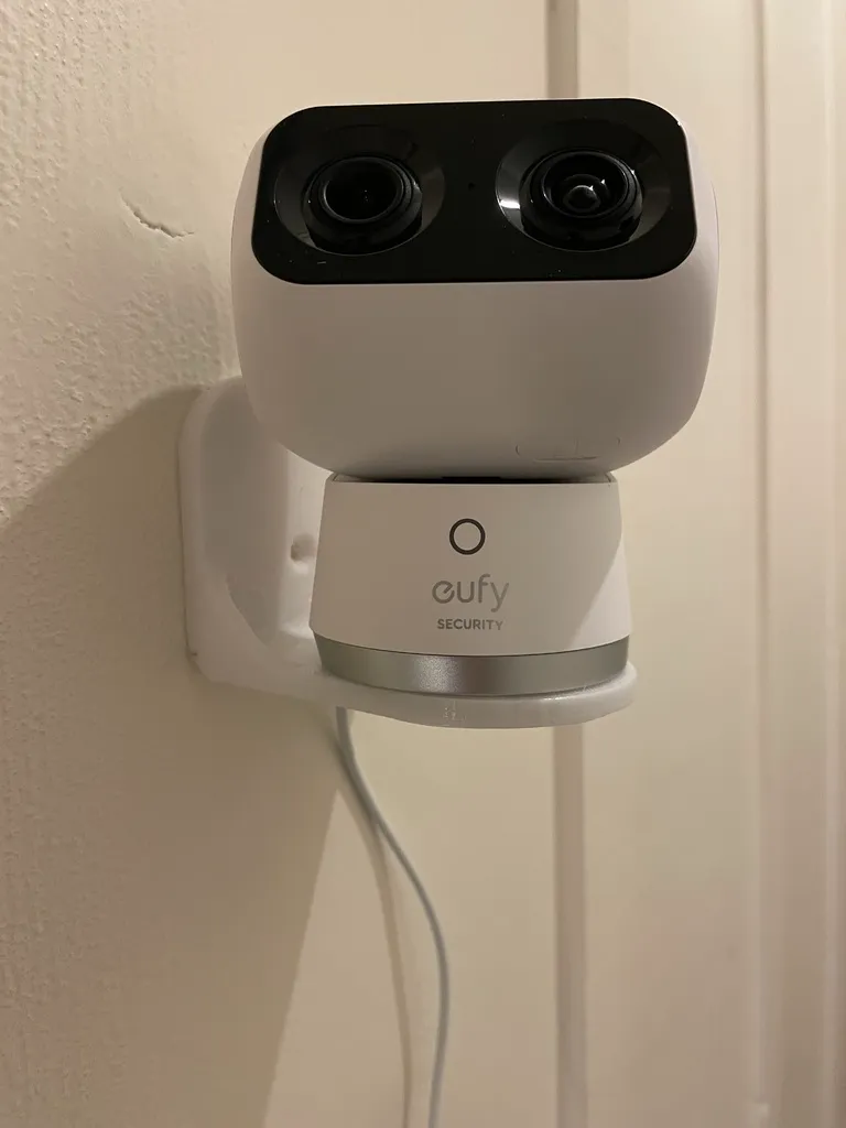 Wall Mount for Eufy S350 Indoor Dual Cam by chris_555 - MakerWorld