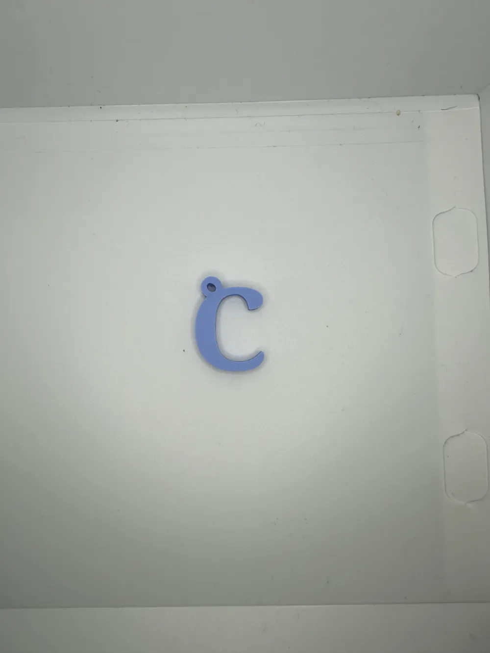 Letter "C" KEYCHAIN by user_1942361775 - MakerWorld