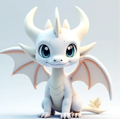 White Dragon by 楠柯设计 MakerWorld: Download Free 3D Models