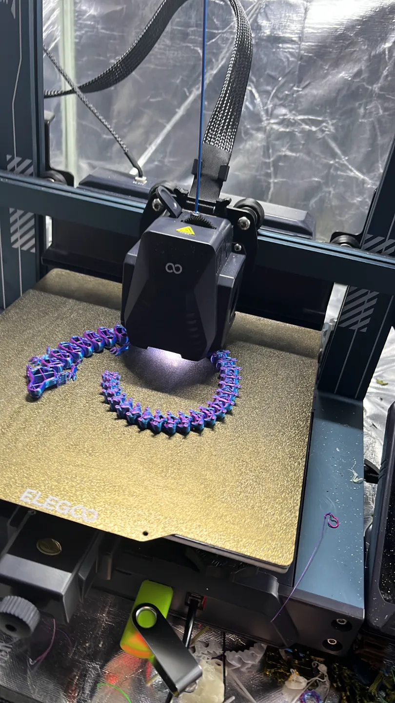 Articulated crystal dragon (STL only) by td.printingMakerWorld ...