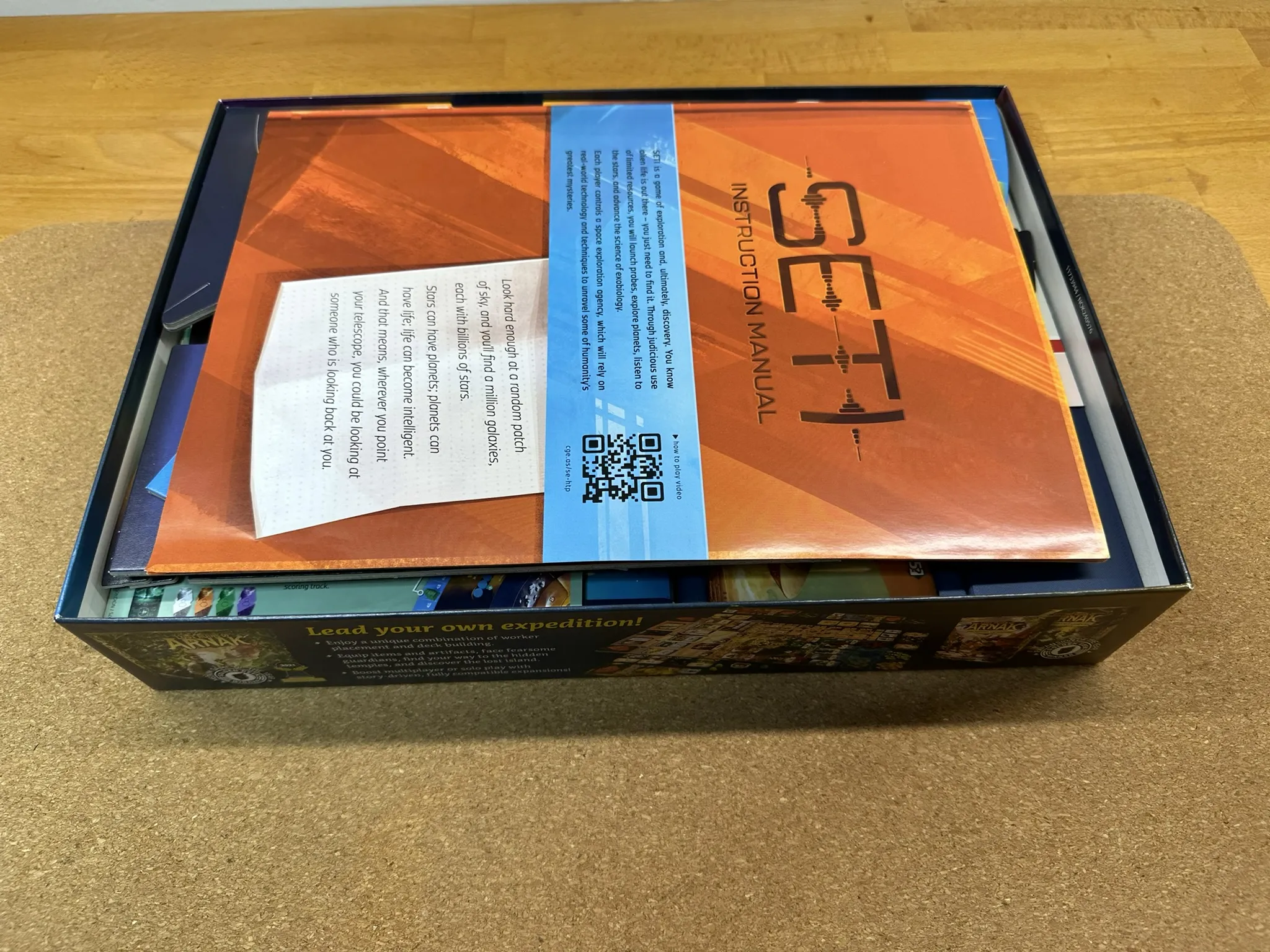 SETI Boardgame Insert Organizer by Ohm MakerWorld: Download Free 3D Models