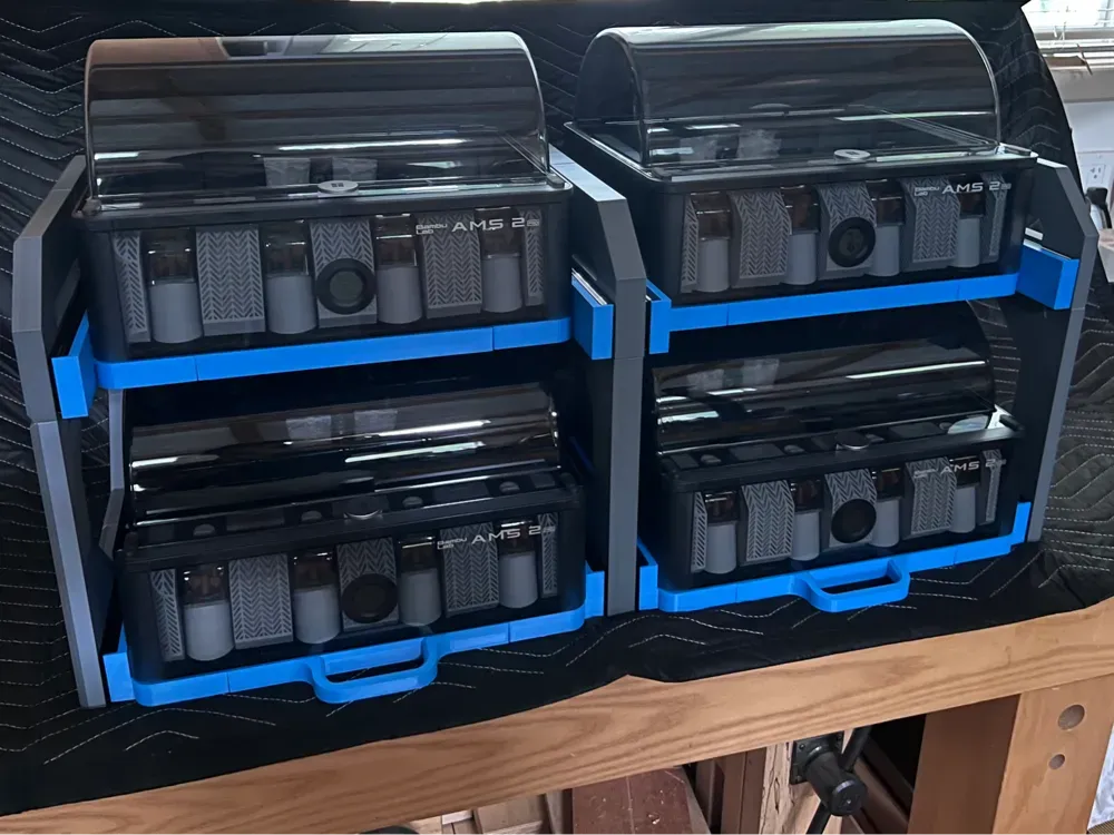 Dual AMS Sliding Rack - Bowtie Assembly by Will MakerWorld: Download ...