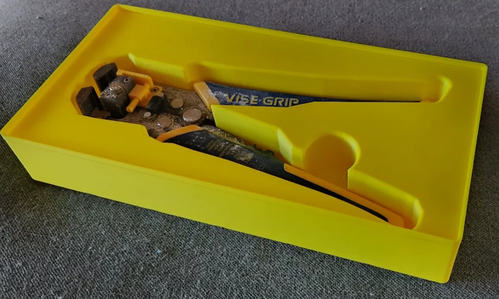Gridfinity: IRWIN VISE-GRIP Wire Stripper Box by Dehydrate7 - MakerWorld