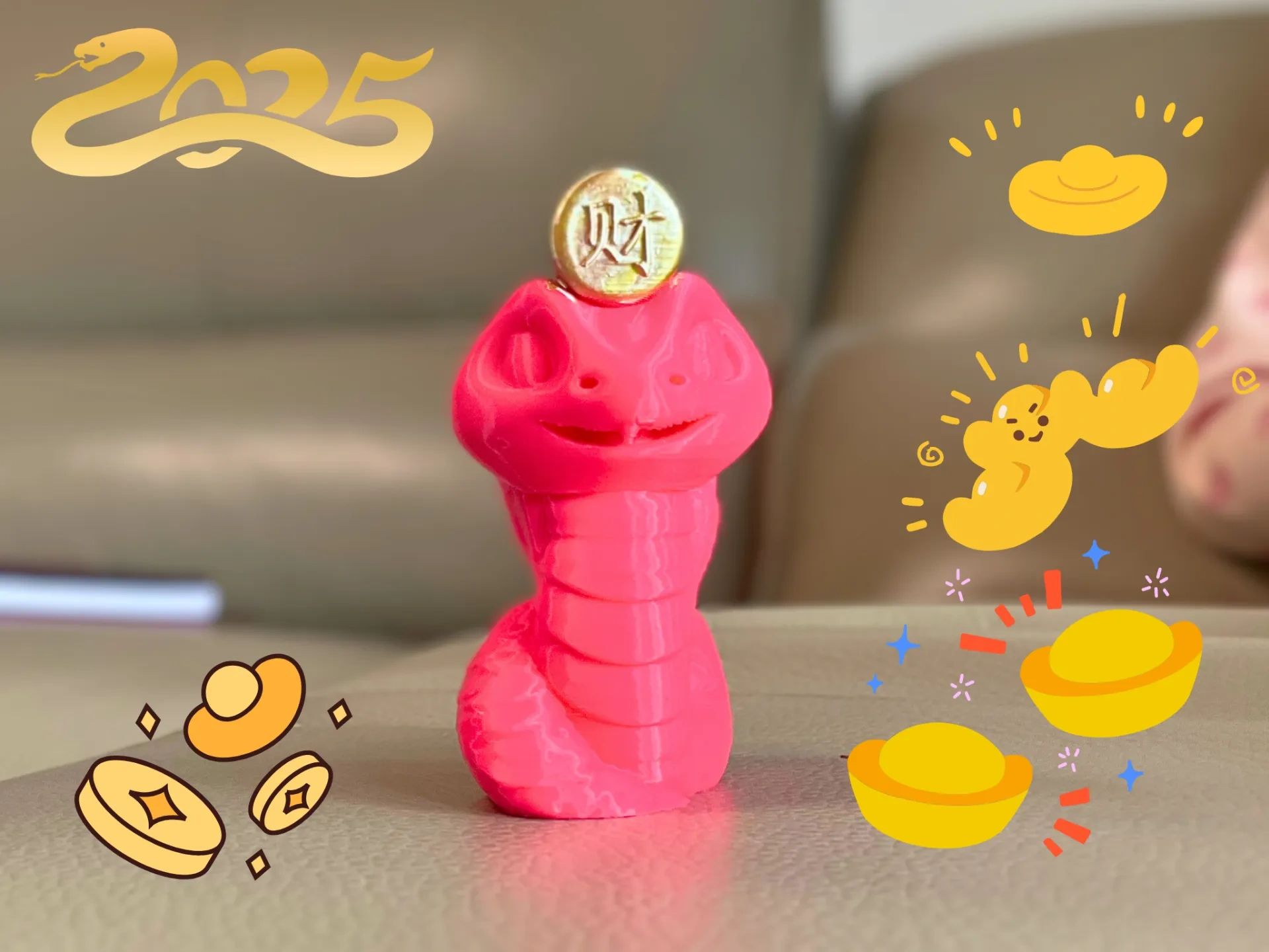 Wealthy Cobra by KathyLi - MakerWorld