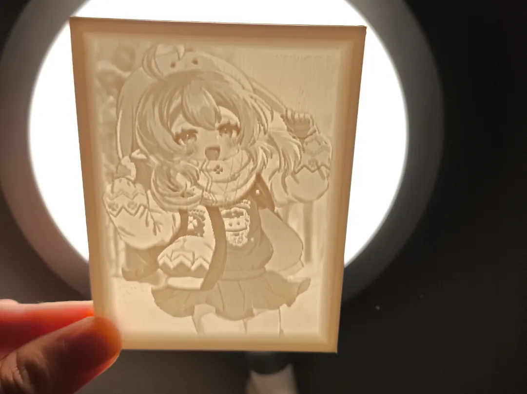 Genshin Impact Klee Christmas Lithophane by Minga - MakerWorld