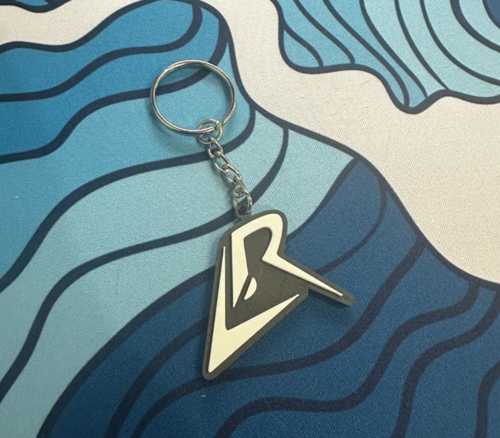 Los Ratones Double Sided Logo Keychain by klasiq - MakerWorld