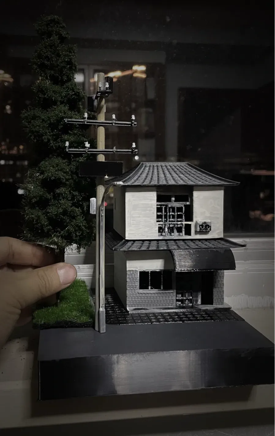 1:64 scale miniature scene, street-side houses by BIZAIZIZHENKEAI ...