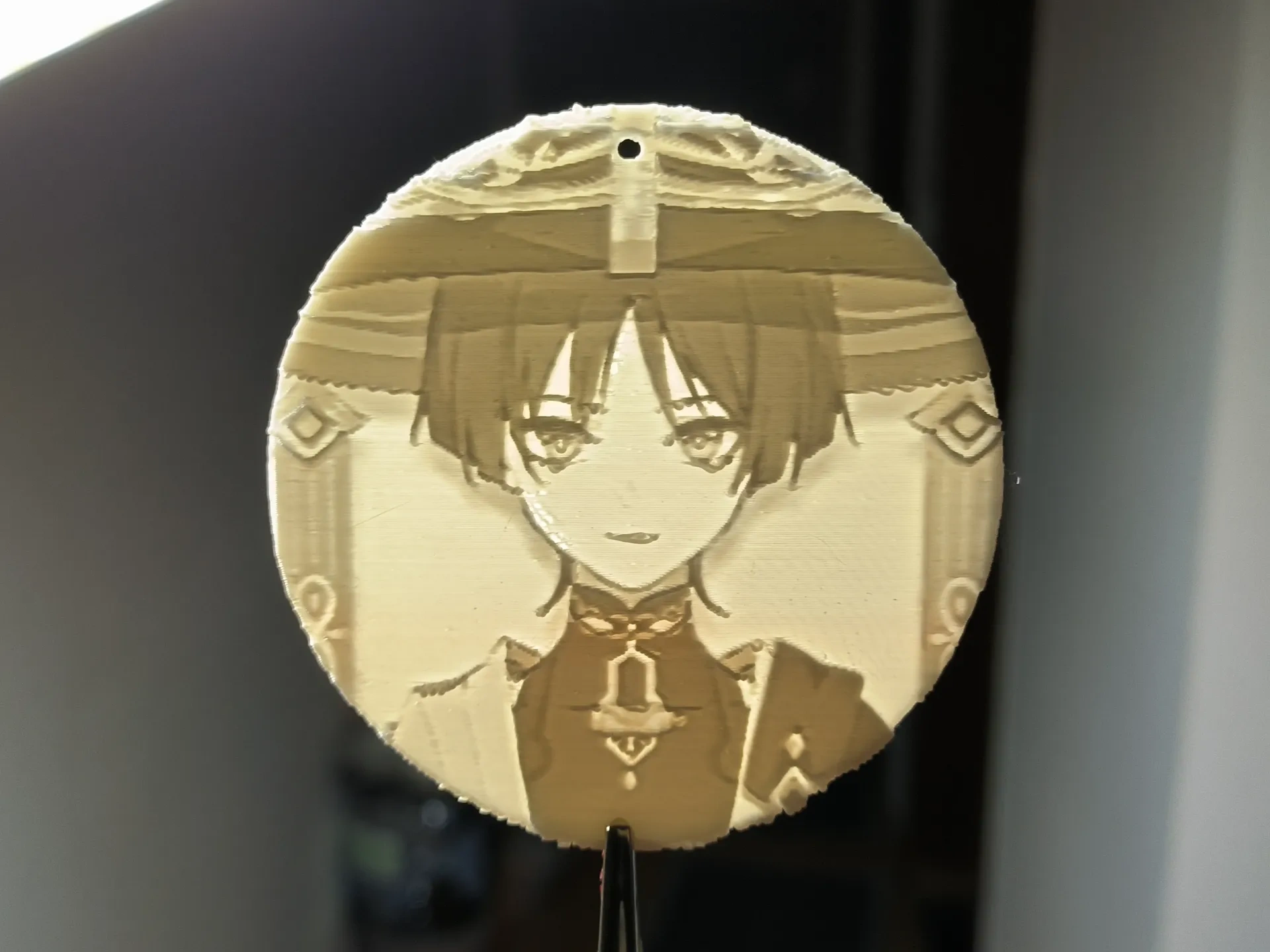 Genshin Impact - Wanderer ID Photo Lithophane Keychain by user ...