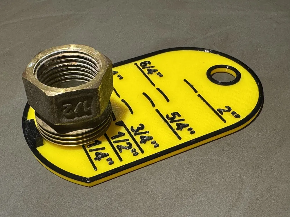 Pipe thread measure tool by Martin - MakerWorld