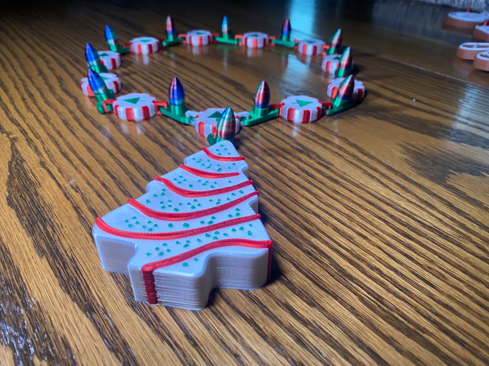 Holiday Cake Chain - Free 3D Print Model - MakerWorld