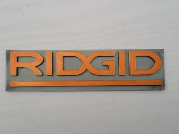 RIDGID logo by nickls12138 - MakerWorld