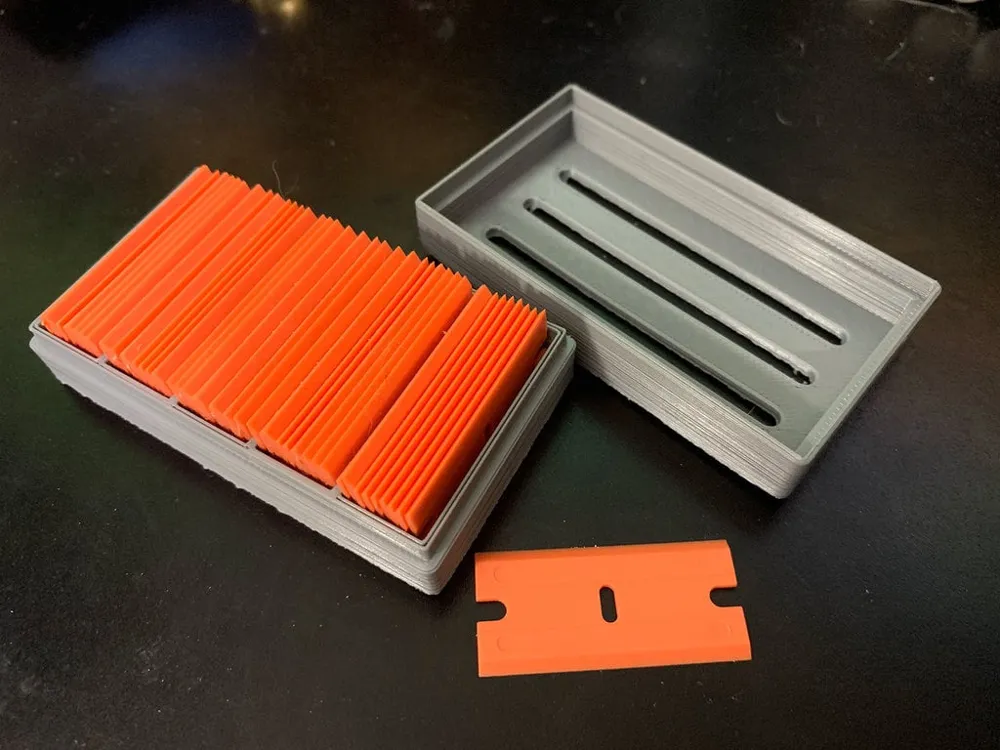 Plastic Razor Blade Storage by g3head MakerWorld: Download Free 3D Models