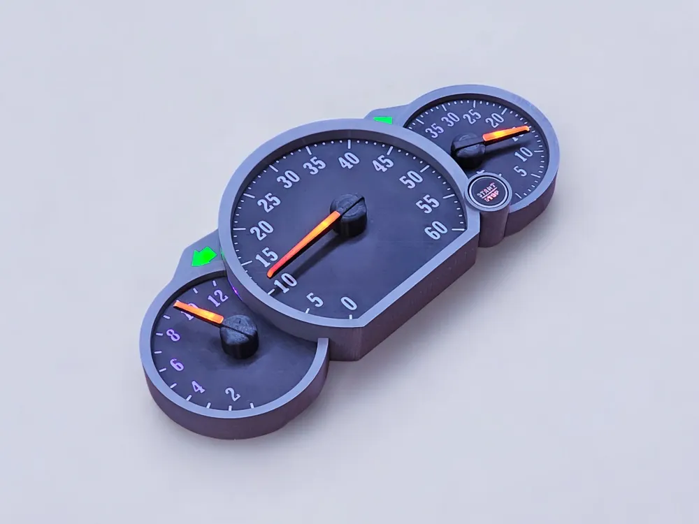 Car Speedometer Clock by FURKAN GÖLDAĞI - MakerWorld