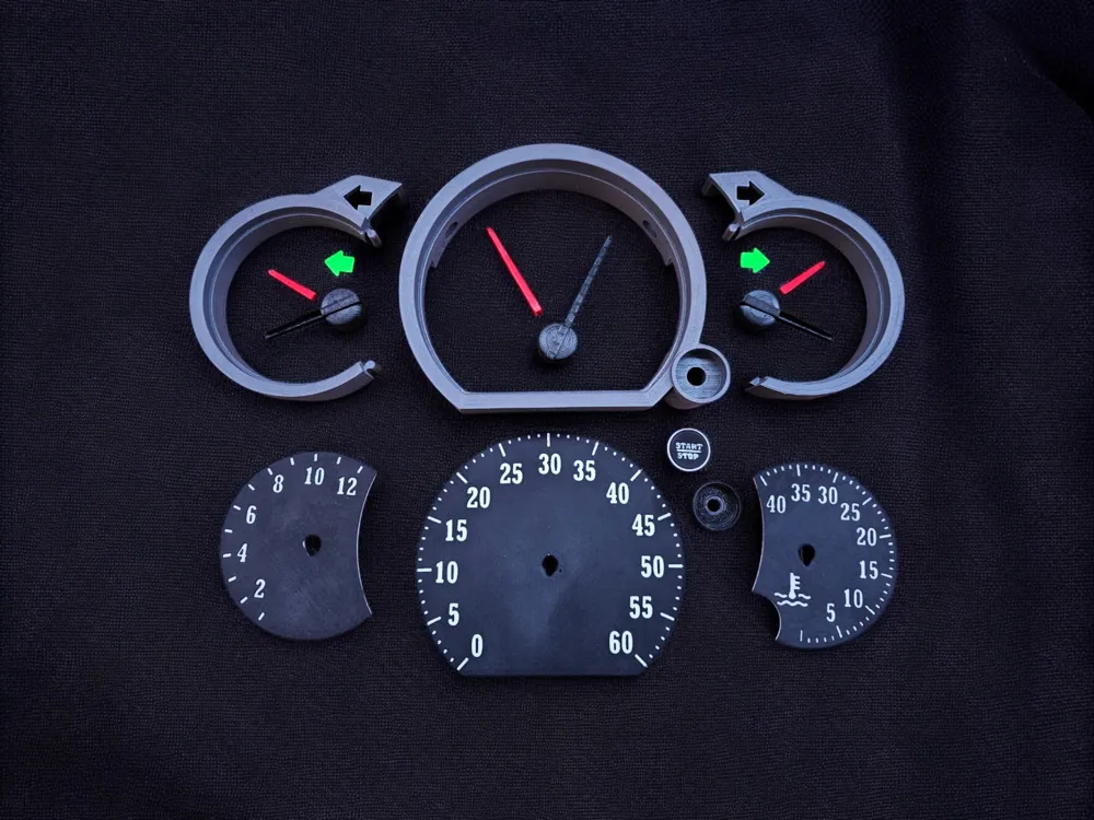 Car Speedometer Clock by FURKAN GÖLDAĞI - MakerWorld