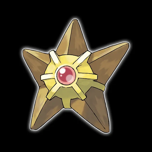 Pokemon-120-Staryu-Multipart Print-Multicolor Print by user_3458563507 ...