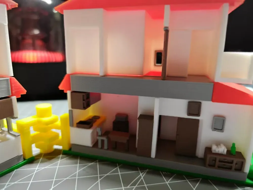 Crayon Shin-chan's House (Multicolor Openable) - Free 3D Print Model ...