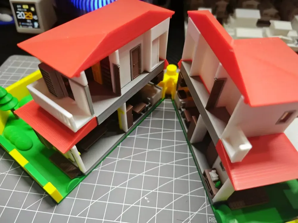 Crayon Shin-chan's House (Multicolor Openable) - Free 3D Print Model ...