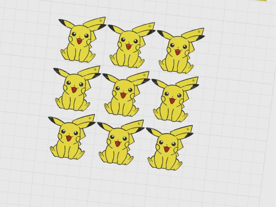 Pikachu Emblem Keychain Pendant by Light001 - MakerWorld