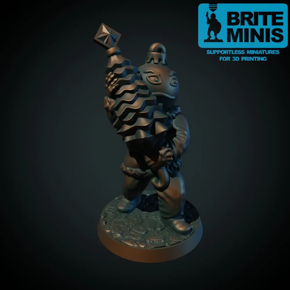 Baubleman (supportless, FDM-friendly) by Brite Minis MakerWorld ...