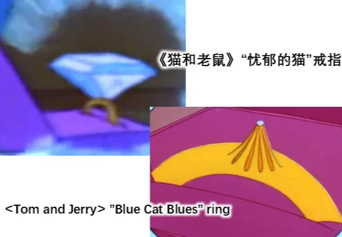 Tom and Jerry Blue Cat Blues ring by 起源工坊 - MakerWorld