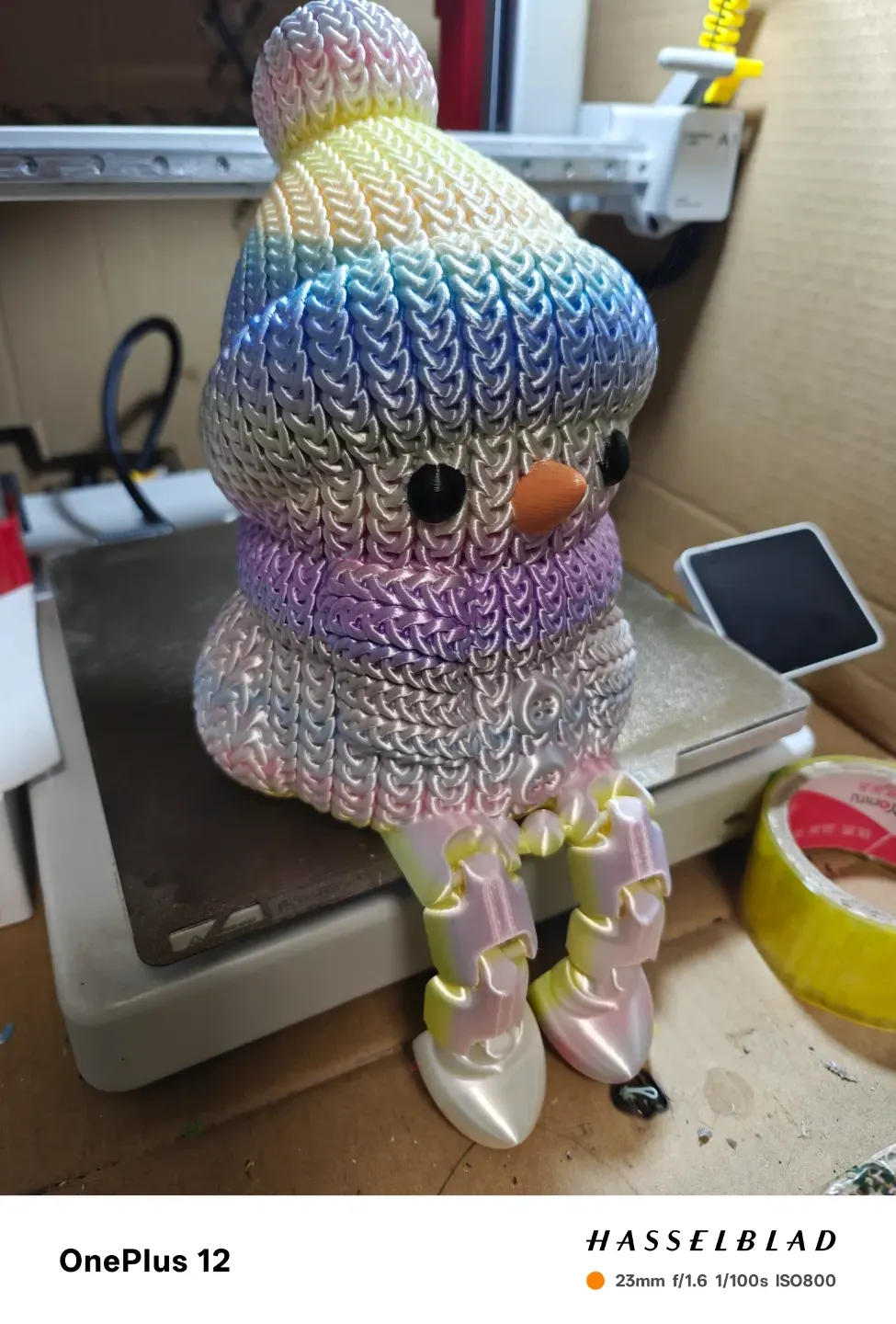 Snowman Piggy Bank by user_2056764834 - MakerWorld