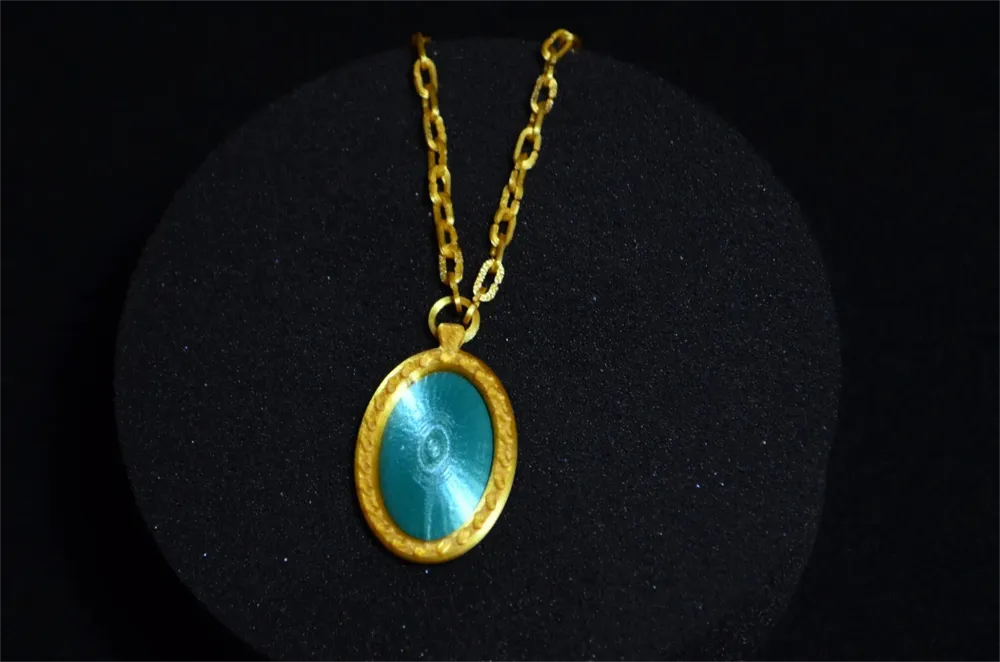 [Gold Inlaid Jade] Necklace by HOBBY研究所 - MakerWorld