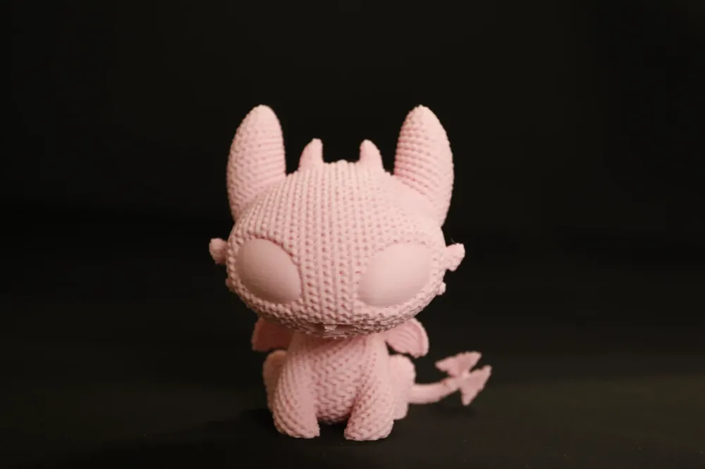 Knitted Toothless model by 像素 - MakerWorld
