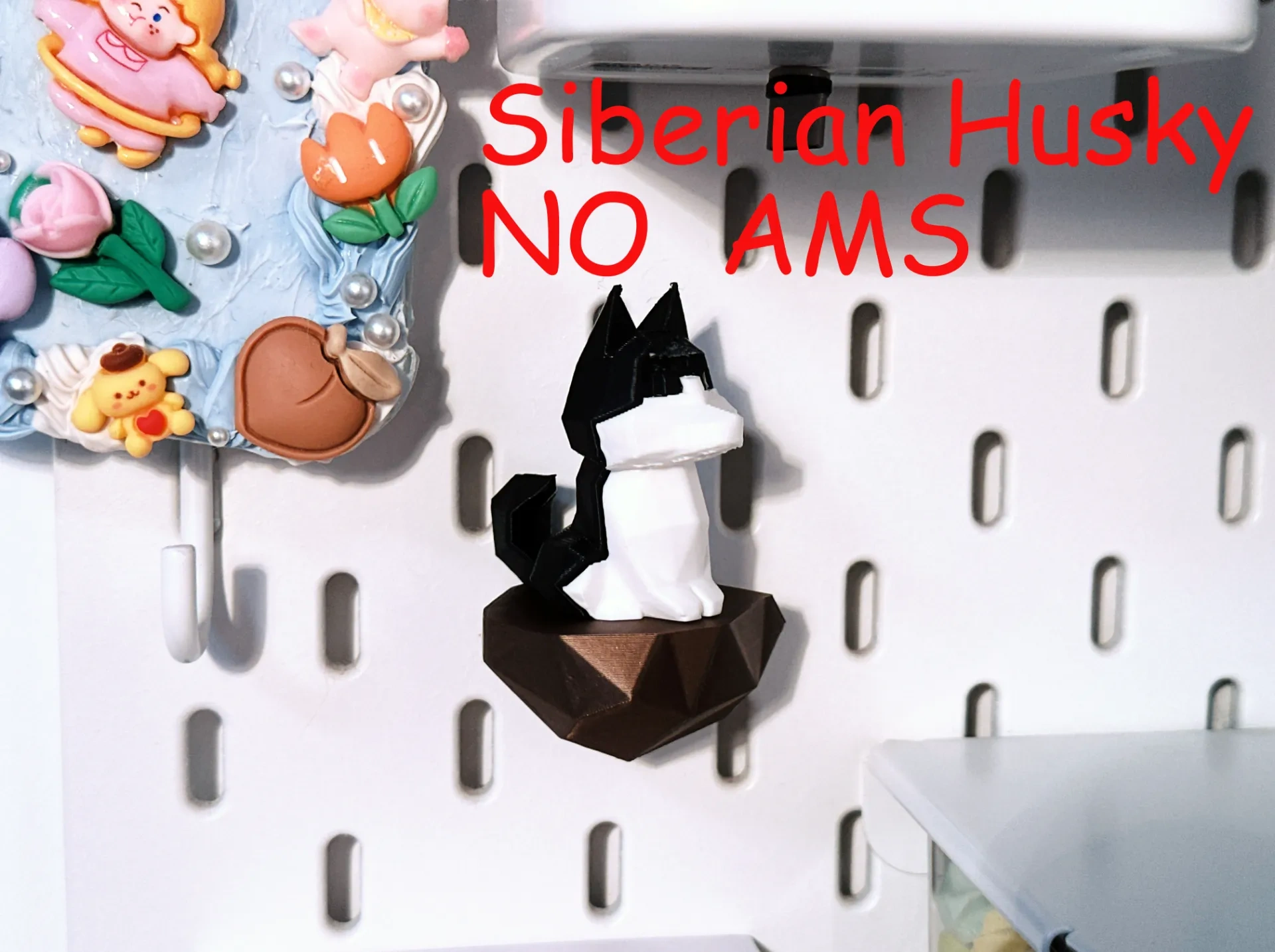 Siberian Husky NO AMS 哈士奇 by 蟑螂恶霸3D - MakerWorld