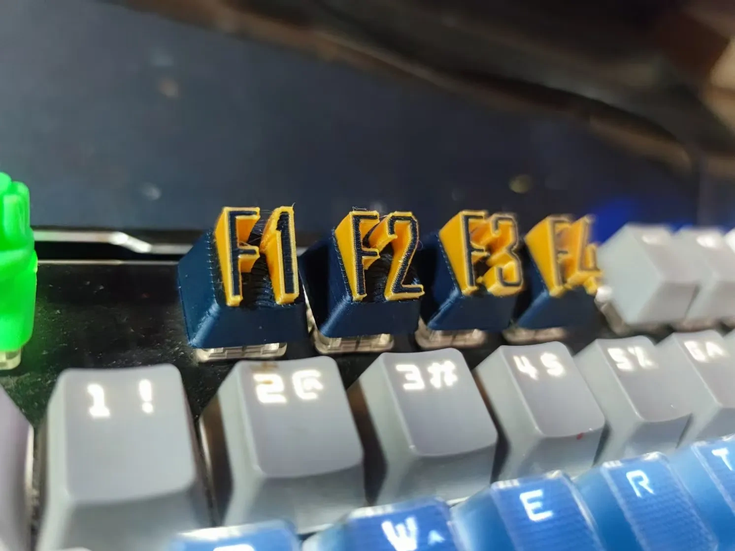 F1-F4 Stereoscopic Keycaps by ycxujia - MakerWorld