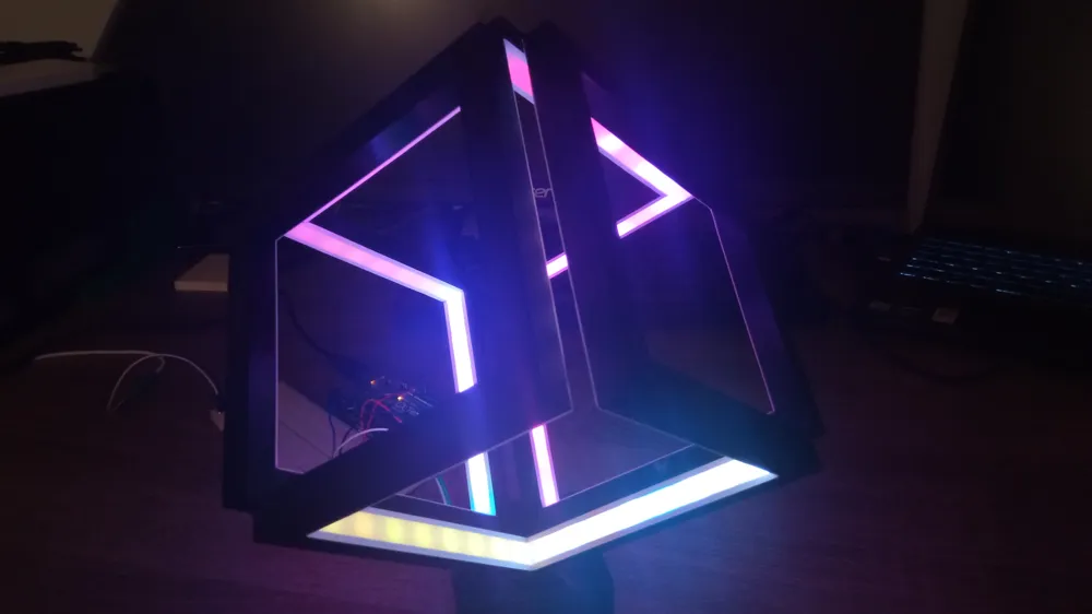 Led Cube | Infinity cube light by mijo11 - MakerWorld