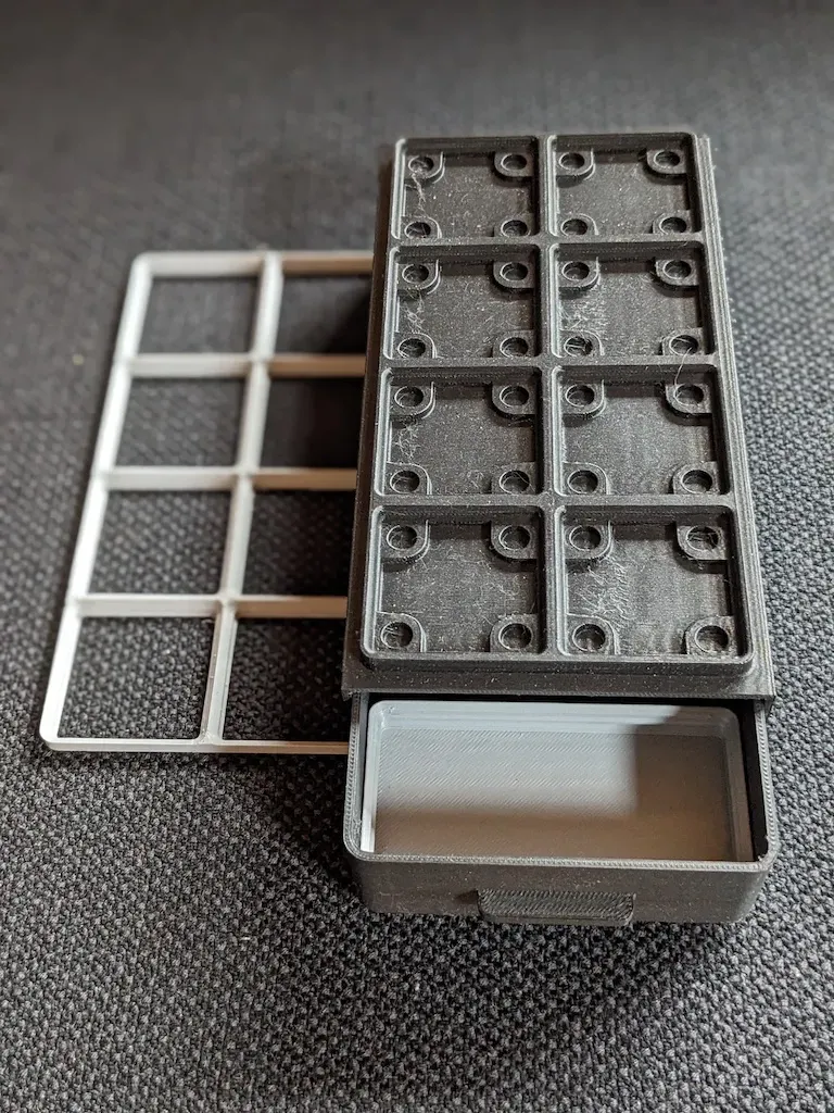 Gridfinity chest with drawers 2x4x1 Remixed by iw3d - MakerWorld