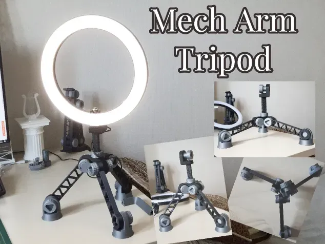Laptop Mech Arm stand - Free 3D Print Model - MakerWorld