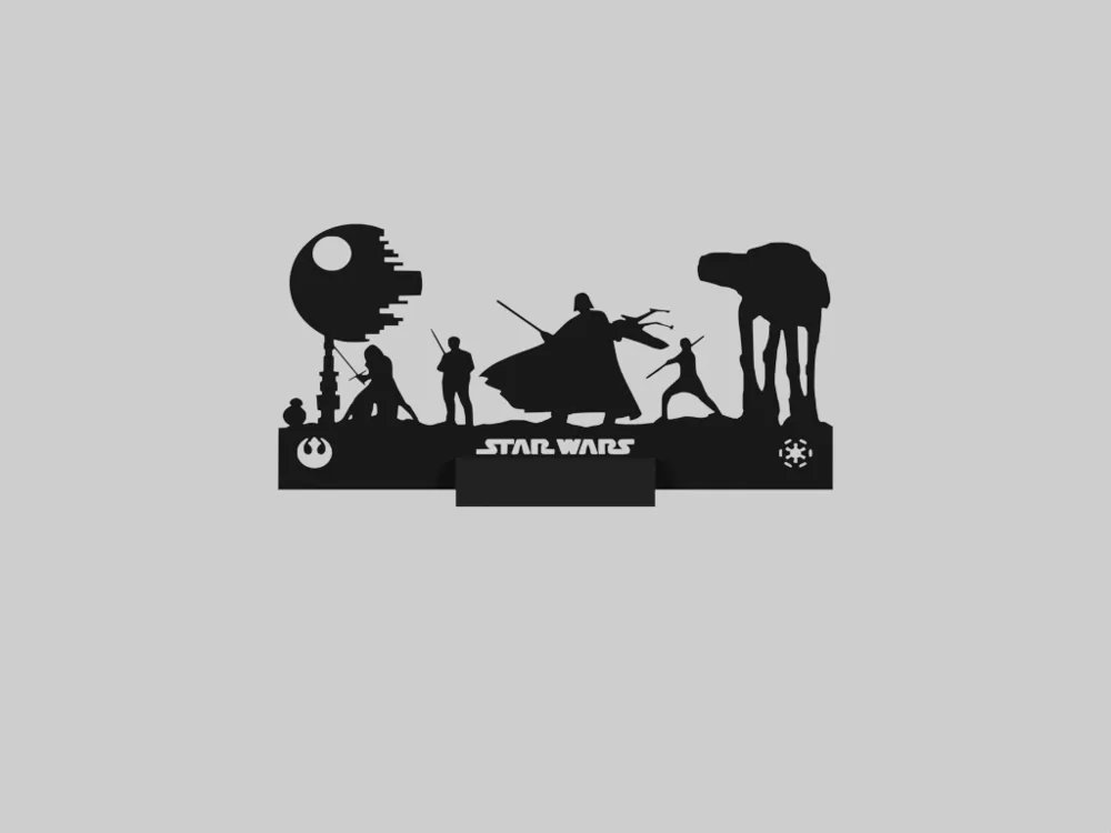 Modular Silhouette Display by Level UP MakerWorld: Download Free 3D Models